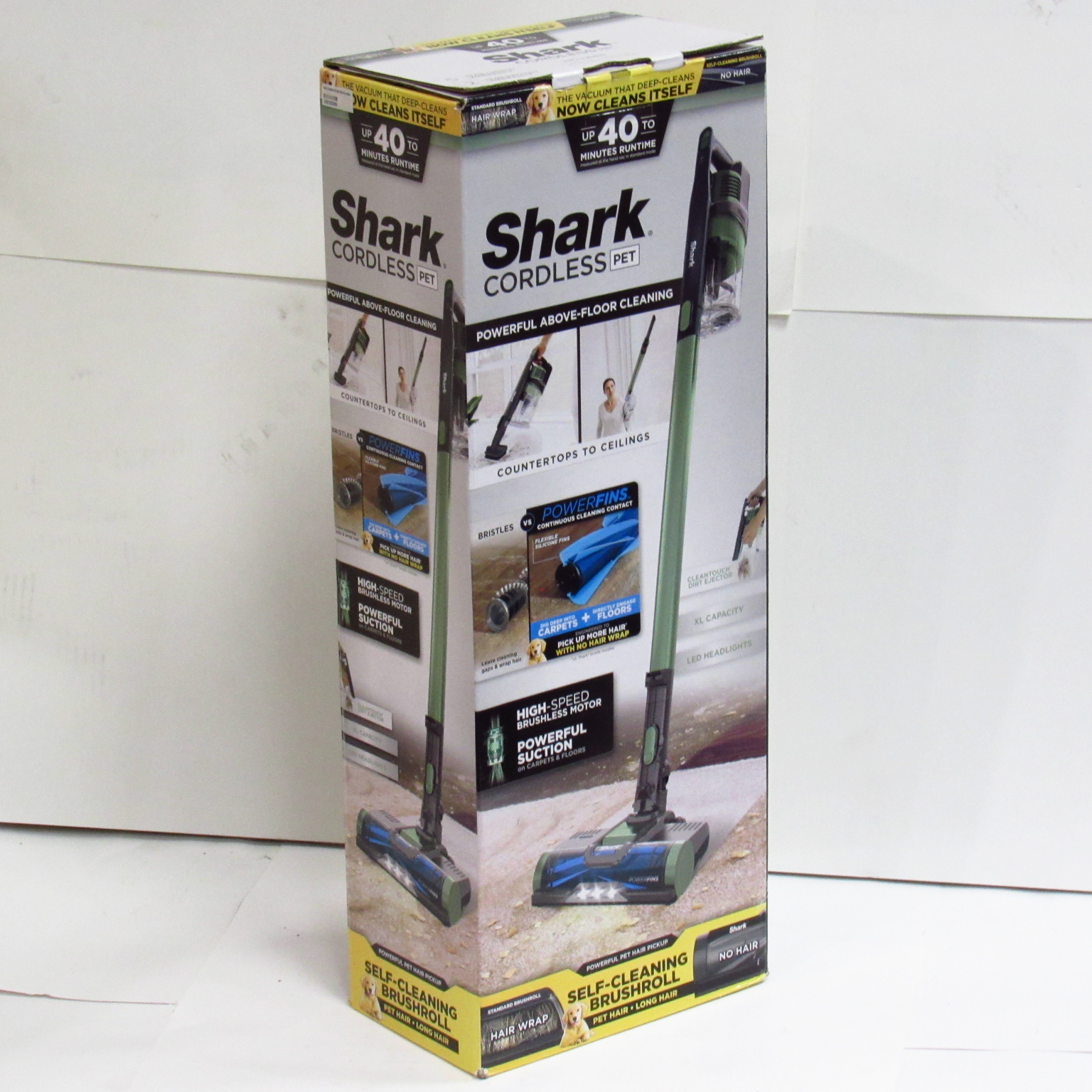 Shark Cordless Pet UZ155 Stick Vacuum Cleaner - Green