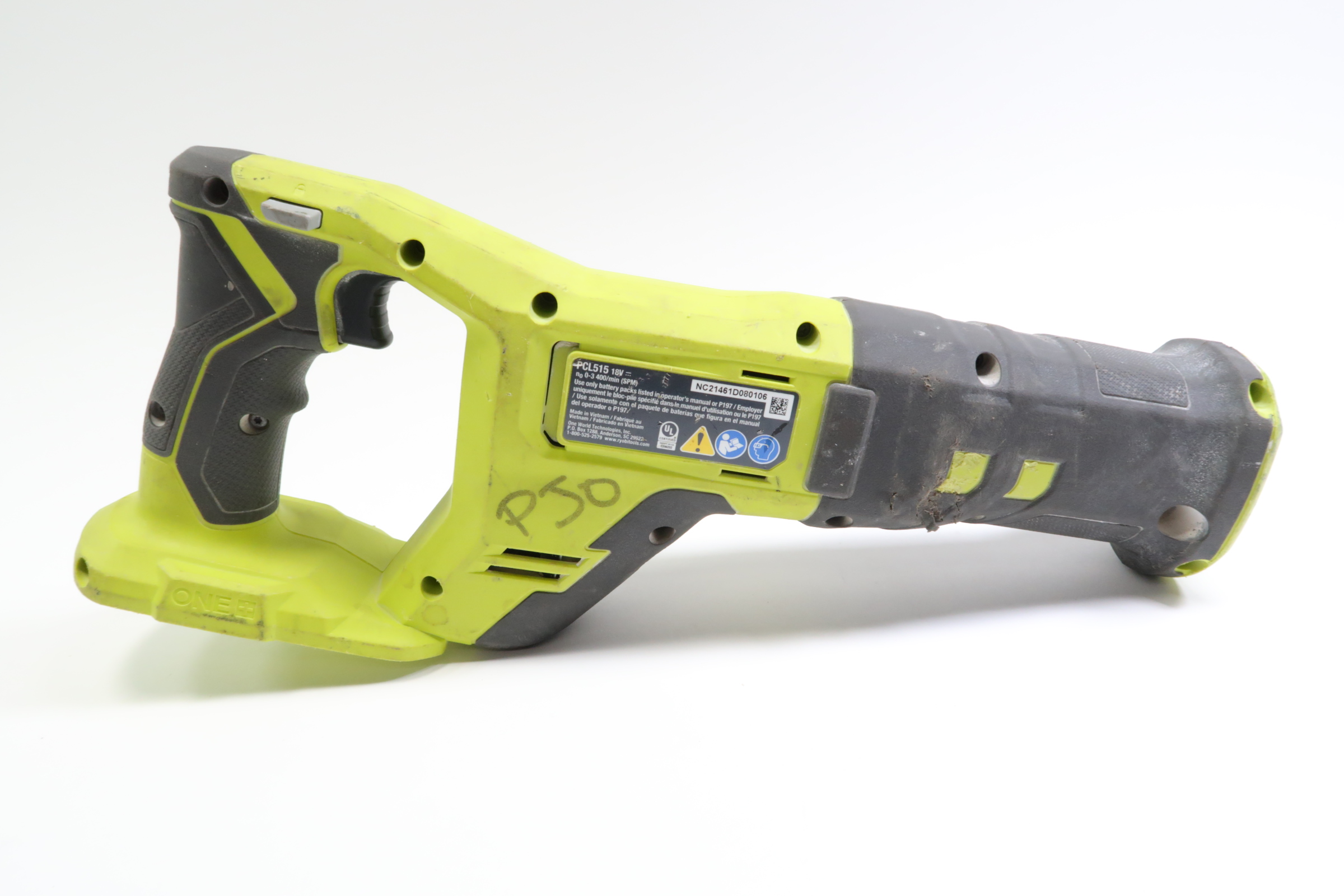 Ryobi PCL515 ONE+ 18-Volt Lithium-Ion Cordless Reciprocating Saw