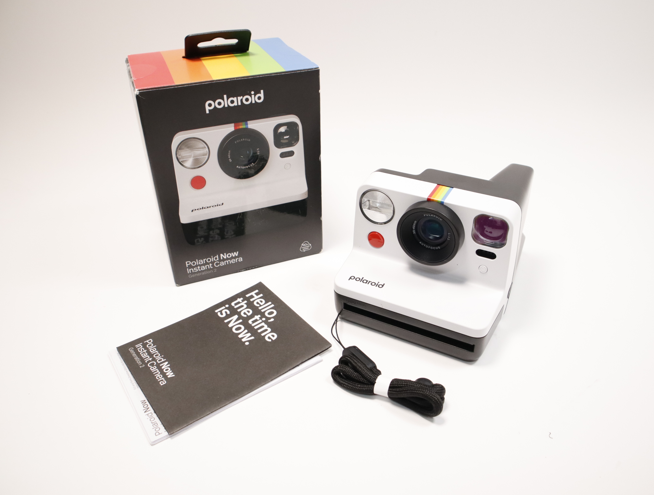 Polaroid - Now+ Instant Film Camera Generation 2 White