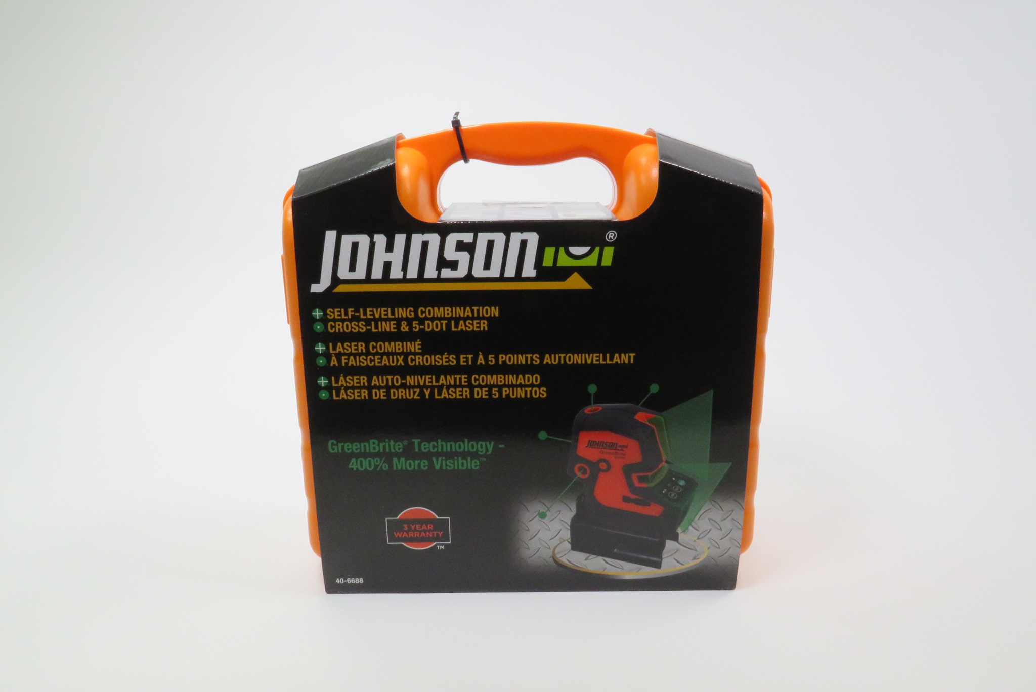 Johnson 40-6688 Self-Leveling Combination Green Cross-Line / 5-Dot ...