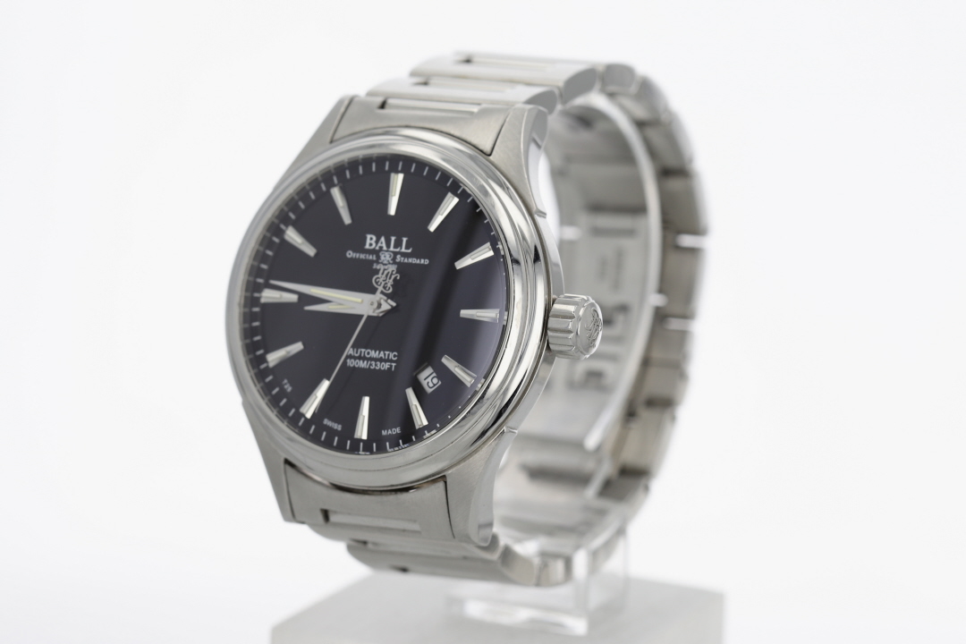 Ball Fireman Victory Black Dial 40mm Automatic Stainless Steel Men's ...