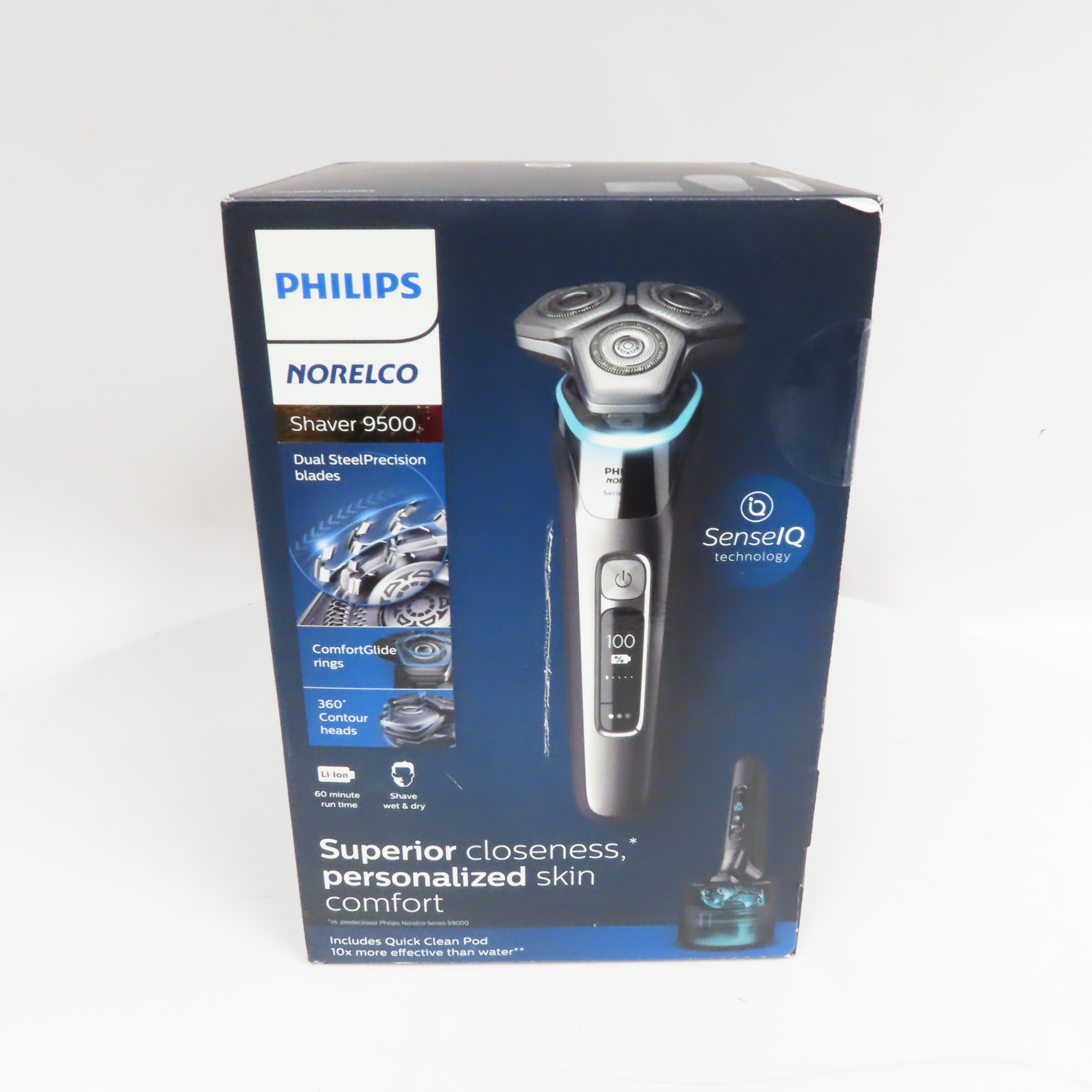 Philips S9985/84 Series 9000 Wet & Dry Rechargeable Electric Shaver (In Box)