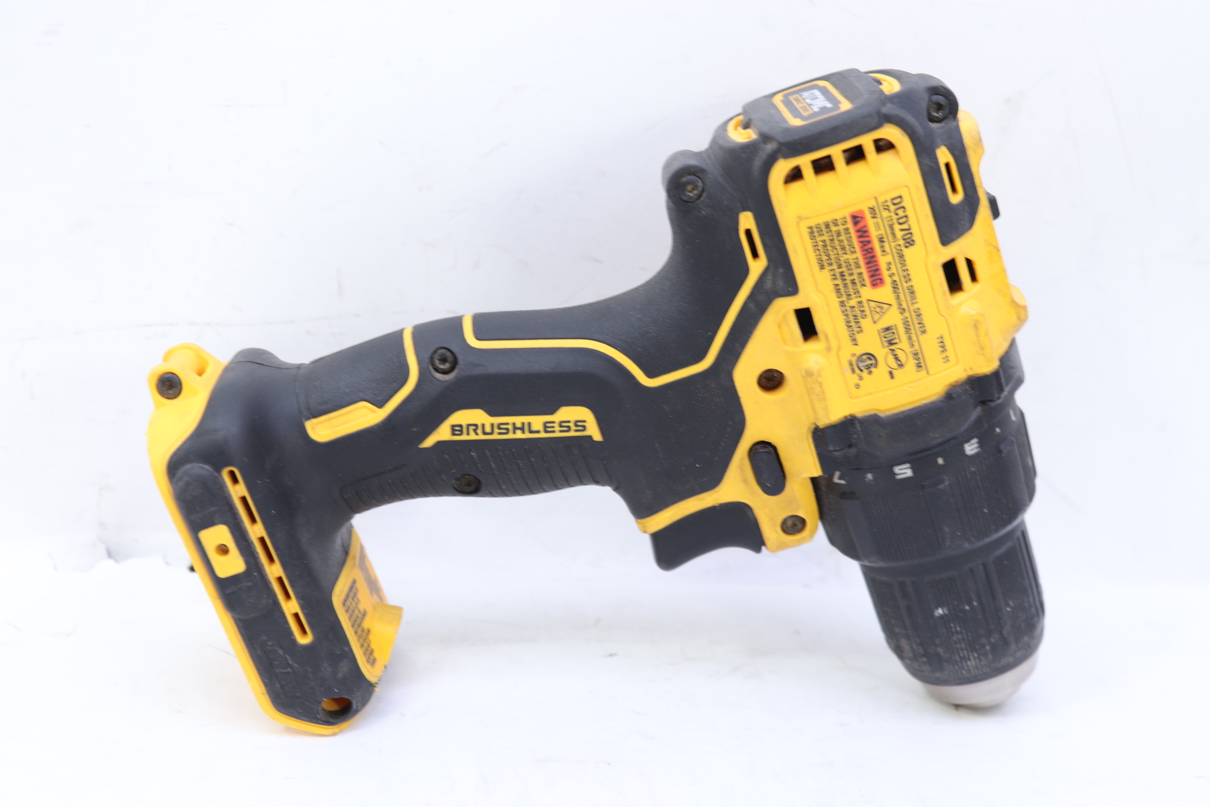 DeWalt DCD708 20V MAX Cordless Brushless Compact 1/2" Drill Driver