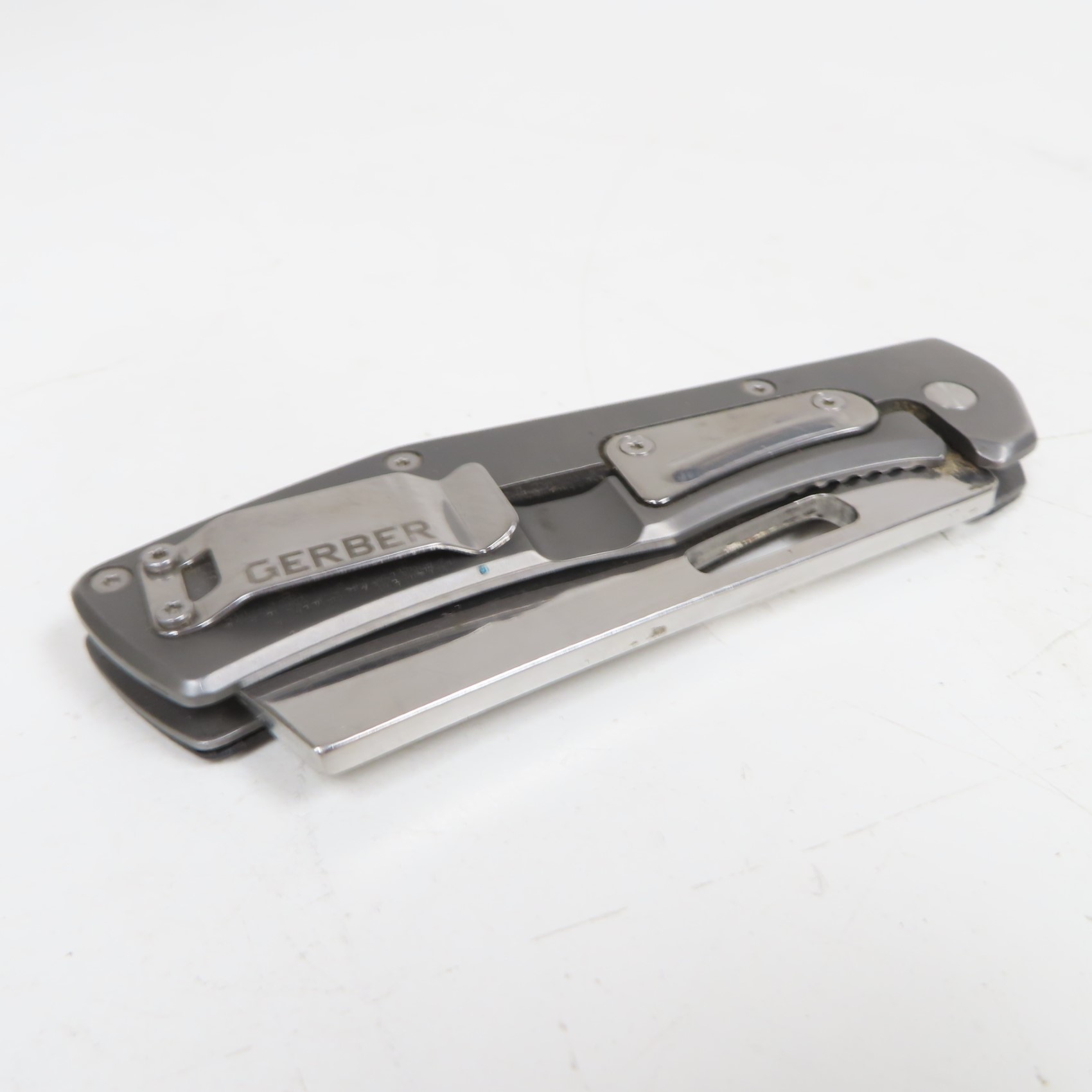 Gerber 4661220A FlatIron Micarta 3.6" Folding Blade Straight-Edge Knife