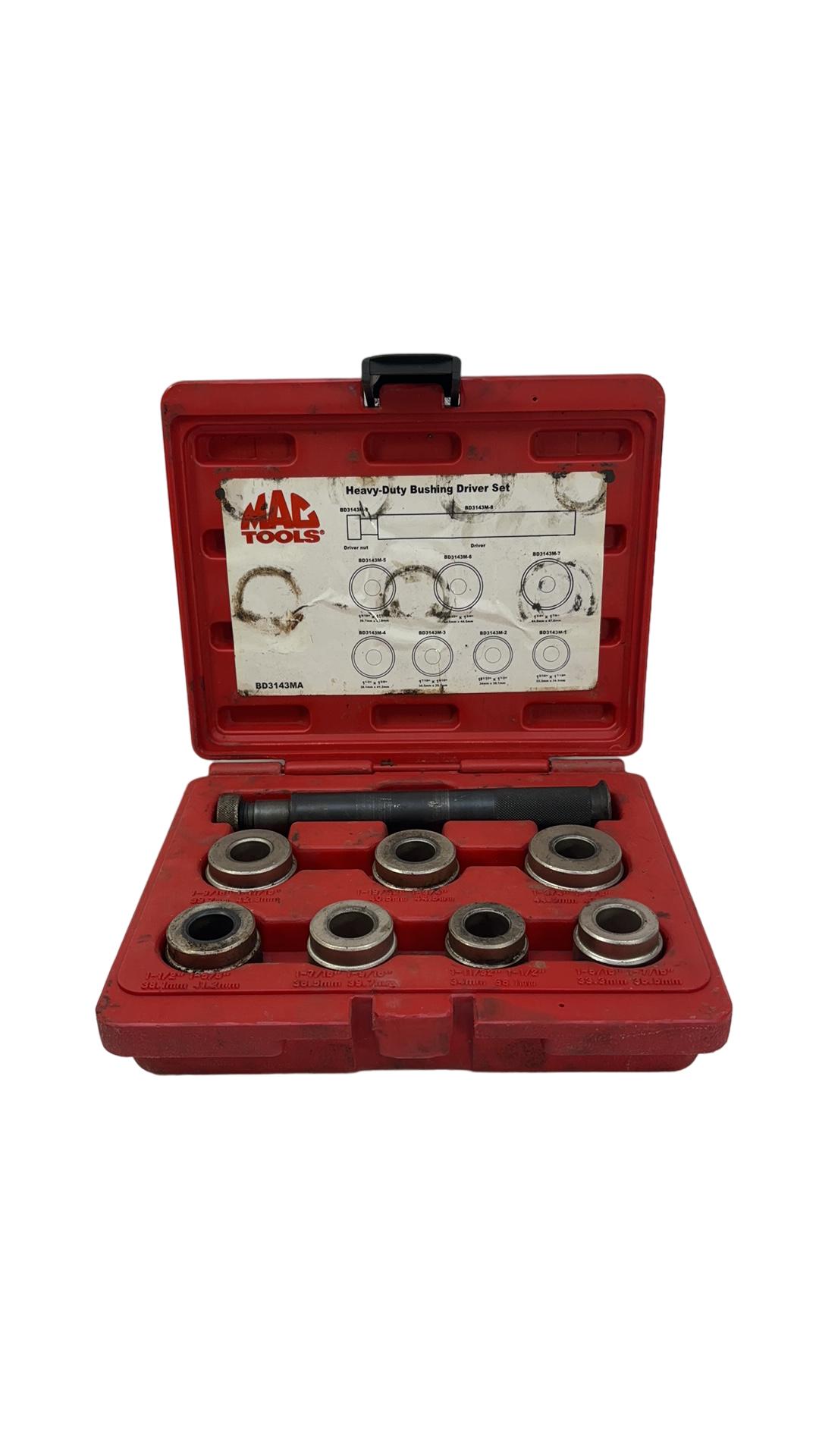 Mac Tools BD3143MA 9 Piece Heavy-Duty Bushing Remover/Insert Kit