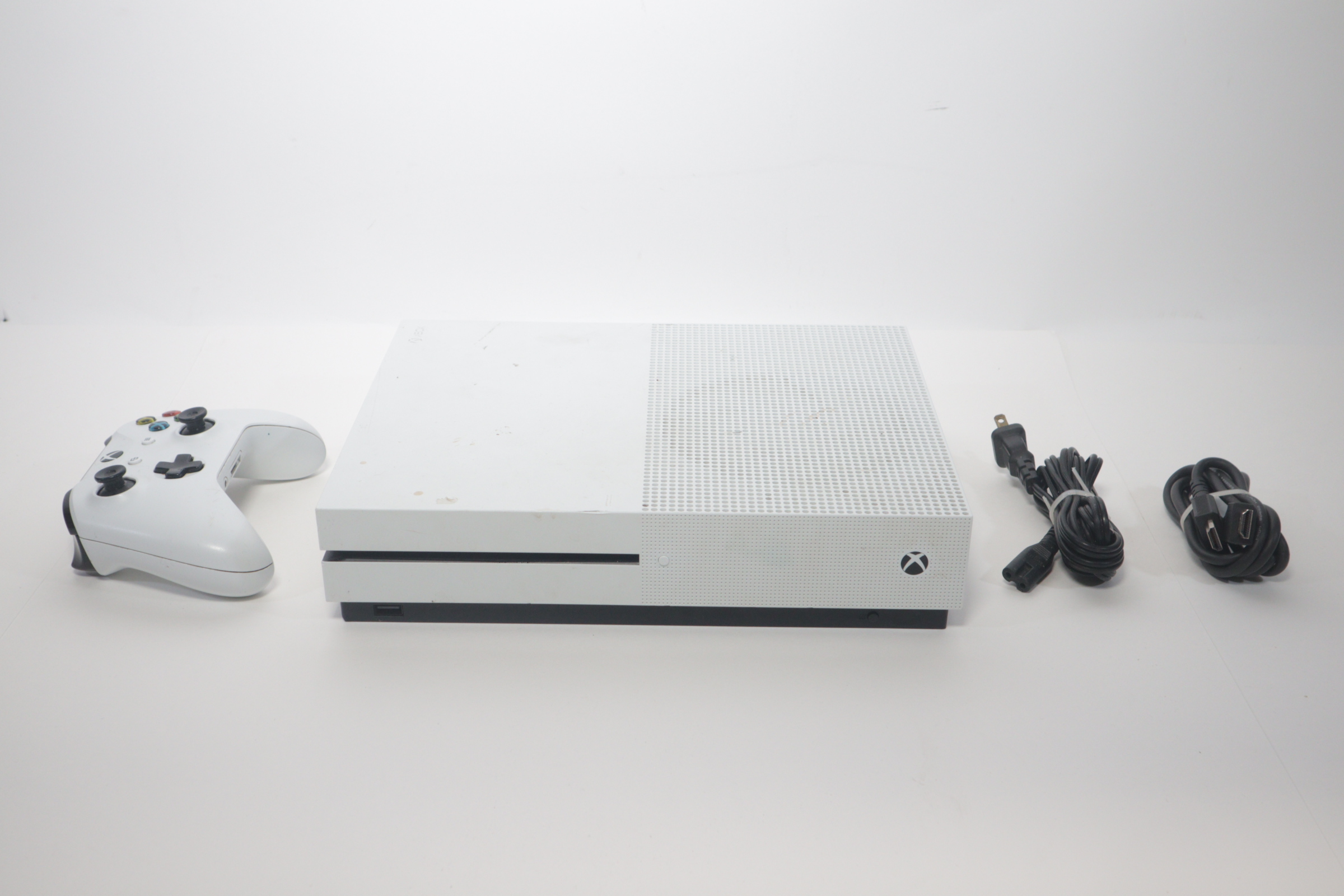 Microsoft Xbox One S 1681 White 500GB Disc Edition Home Video Game Console 4148