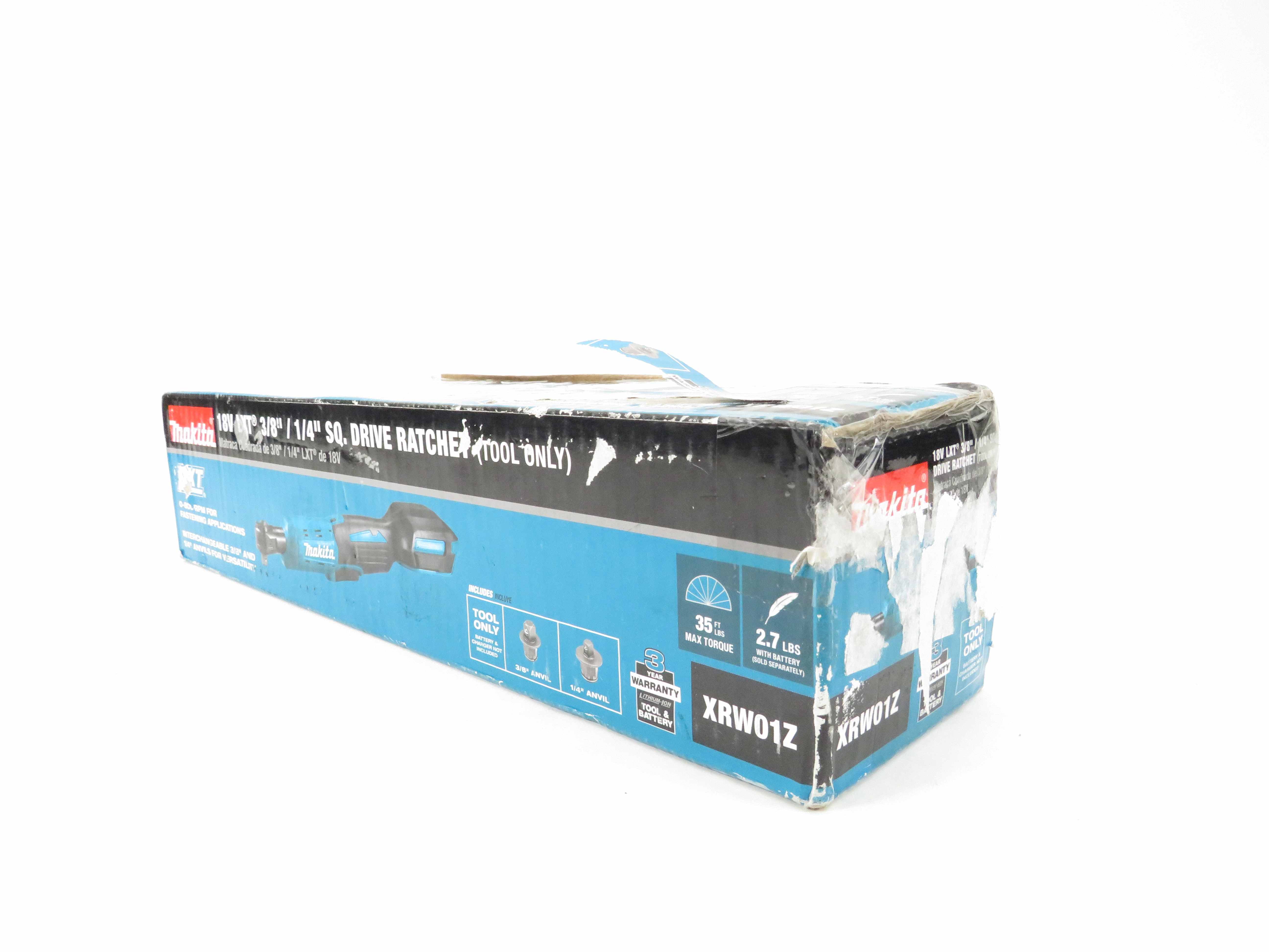 Makita USA Inc. Cordless 18v LXT 3/8" Square Drive Ratchet XRW01Z 1719