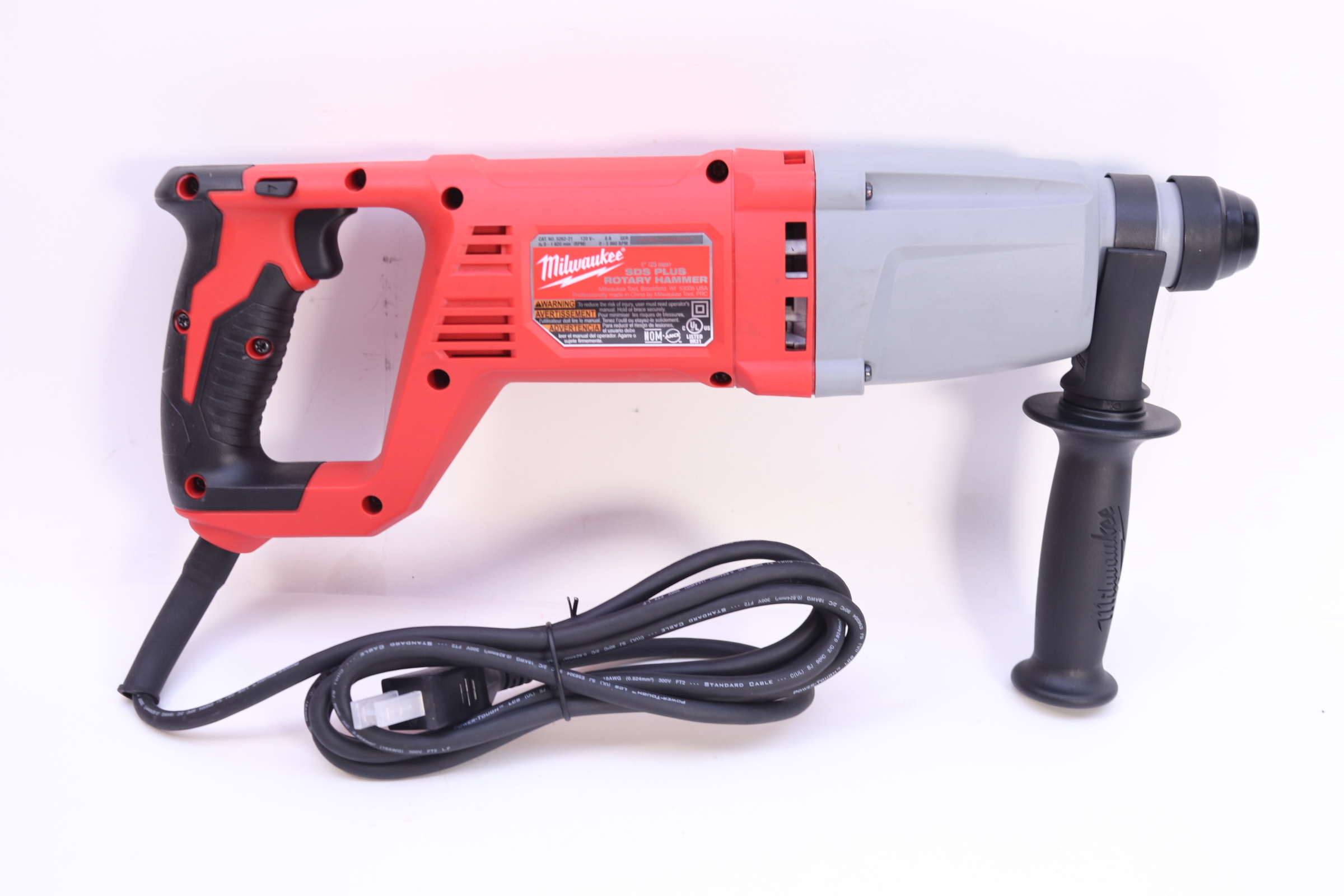 Milwaukee 5262 21 8 Amp Corded 1 Sds D Handle Rotary Hammer