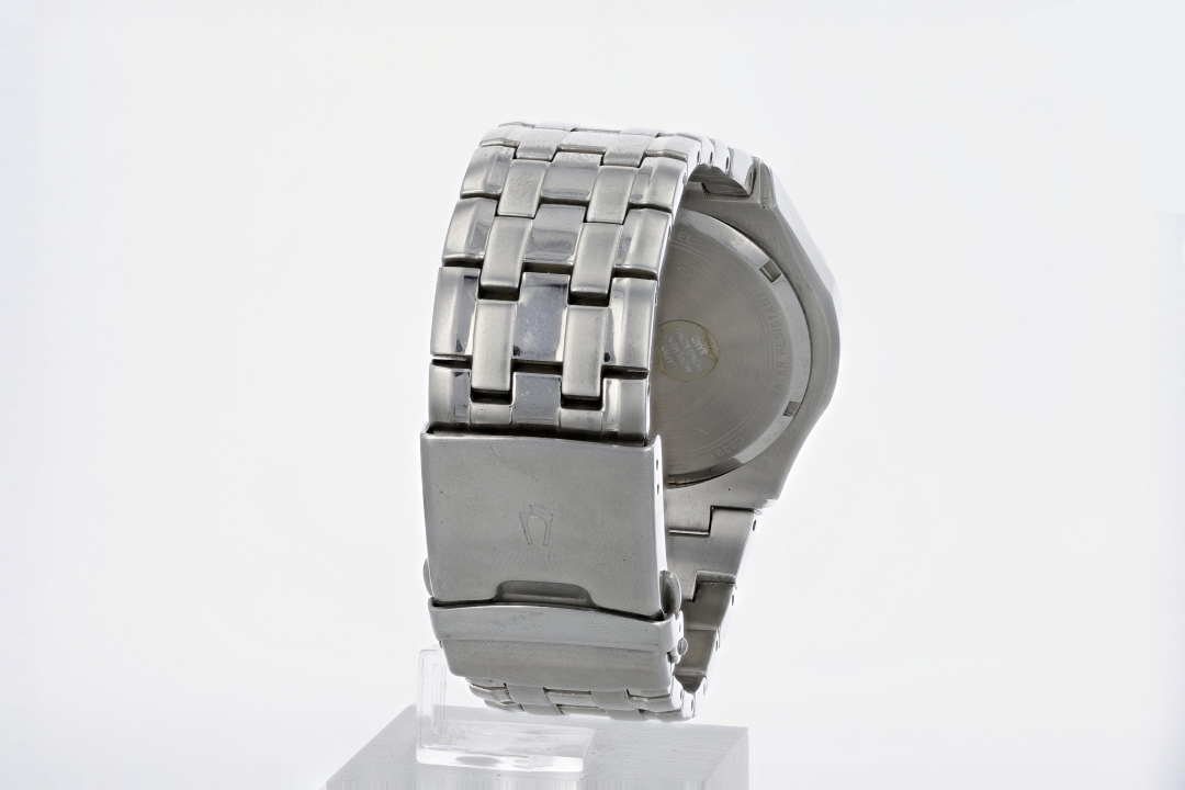 Bulova Marine Star Blue Dial Quartz Stainless Steel Men's Wristwatch