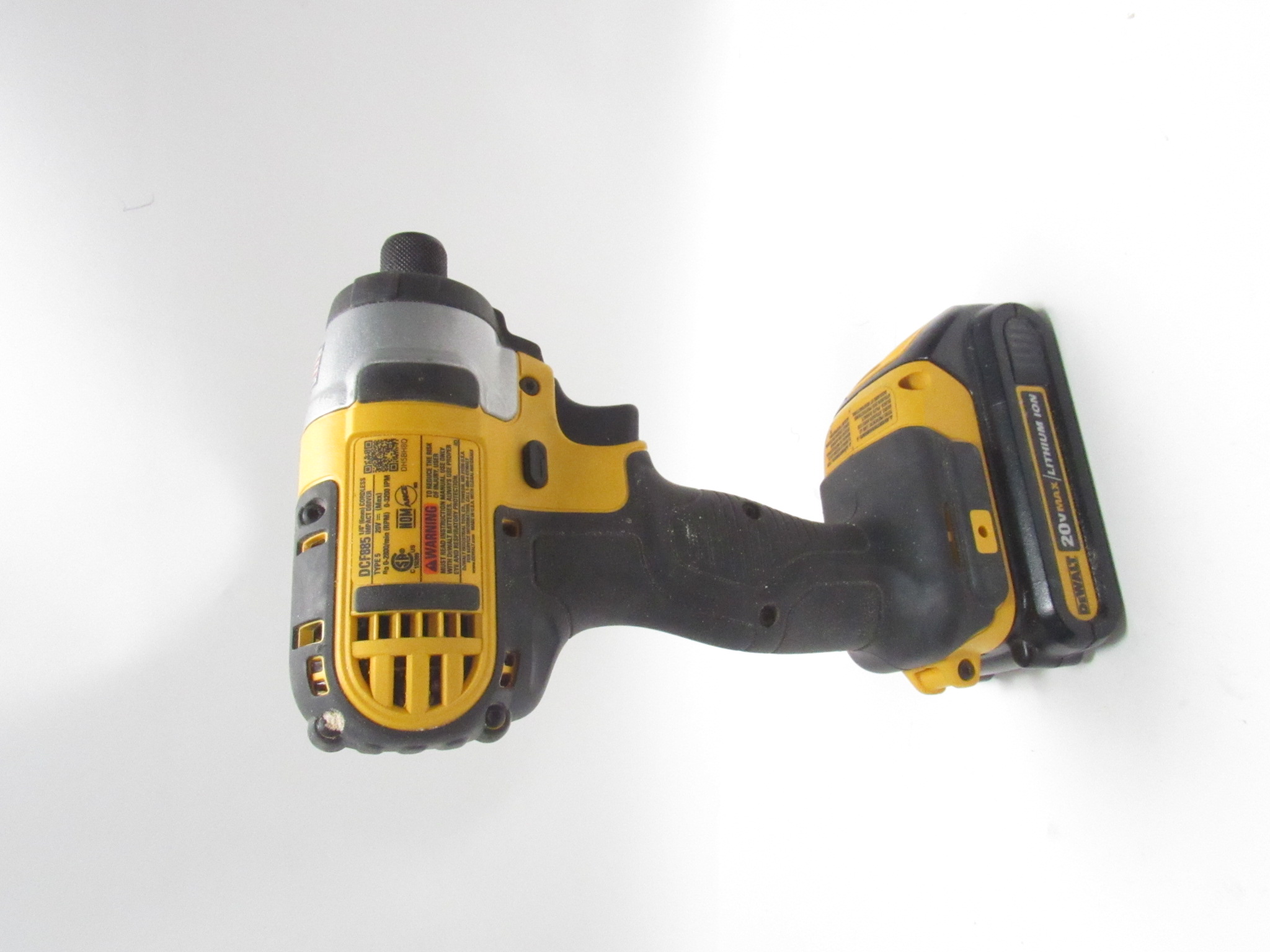 DEWALT DCF885 20-Volt MAX Lithium-Ion Cordless 1/4 in. Impact Driver 4524