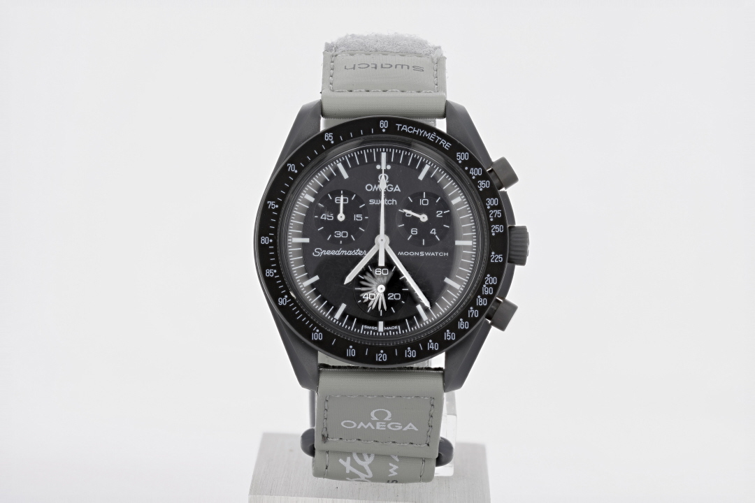 Swatch Bioceramic Moonswatch Mission to the Mercury Black Dial Men's ...