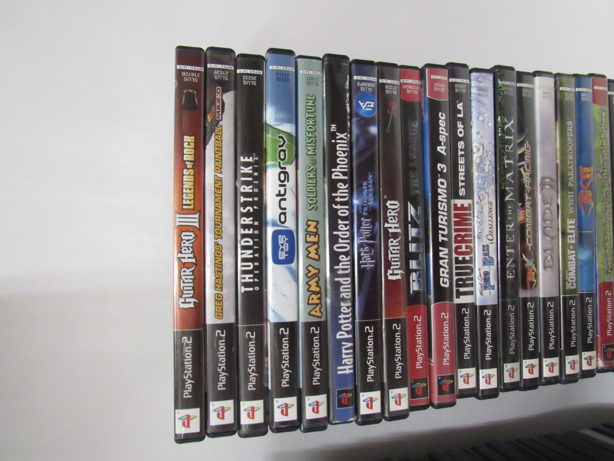 Sony PlayStation 2 SCPH-39001 Video Game Console 103 Game Discs Bundle