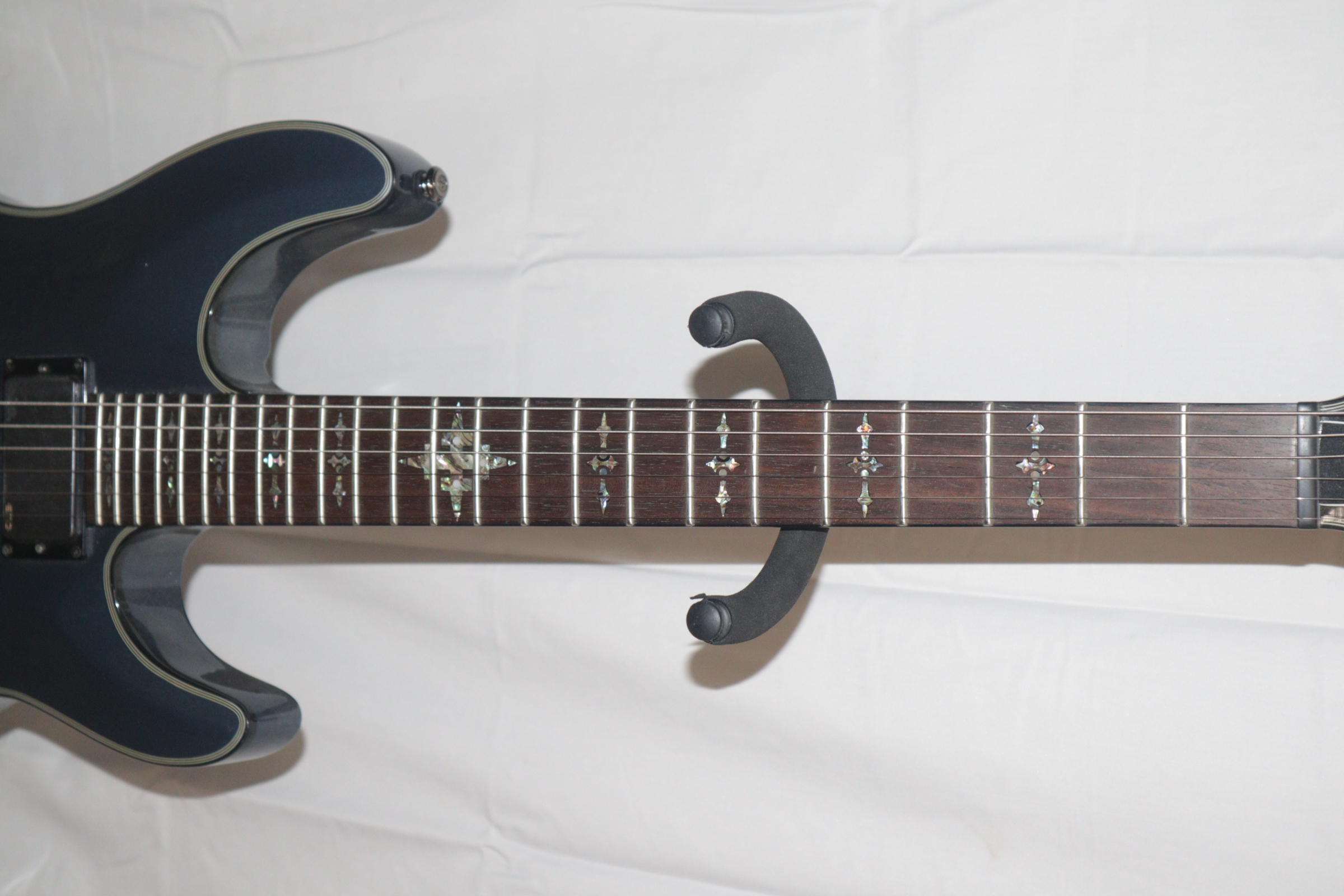 Schecter Diamond Series Damien Elite Blue 6-String 24-Fret Electric Guitar 1674