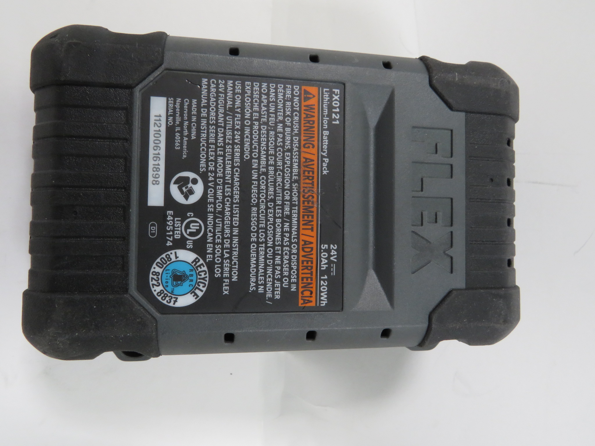 Flex FX0121 24V 5.0Ah Lithium Battery