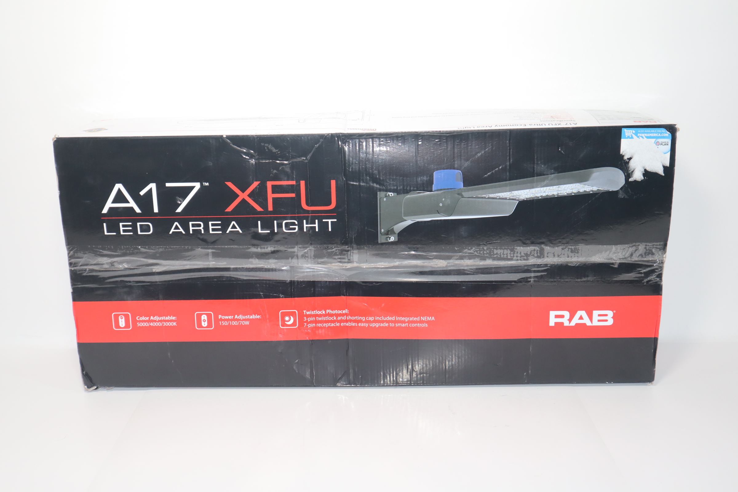 RAB A17XFU150 150W Color Adjustable 3000K/4000K/5000K Area Light 3872